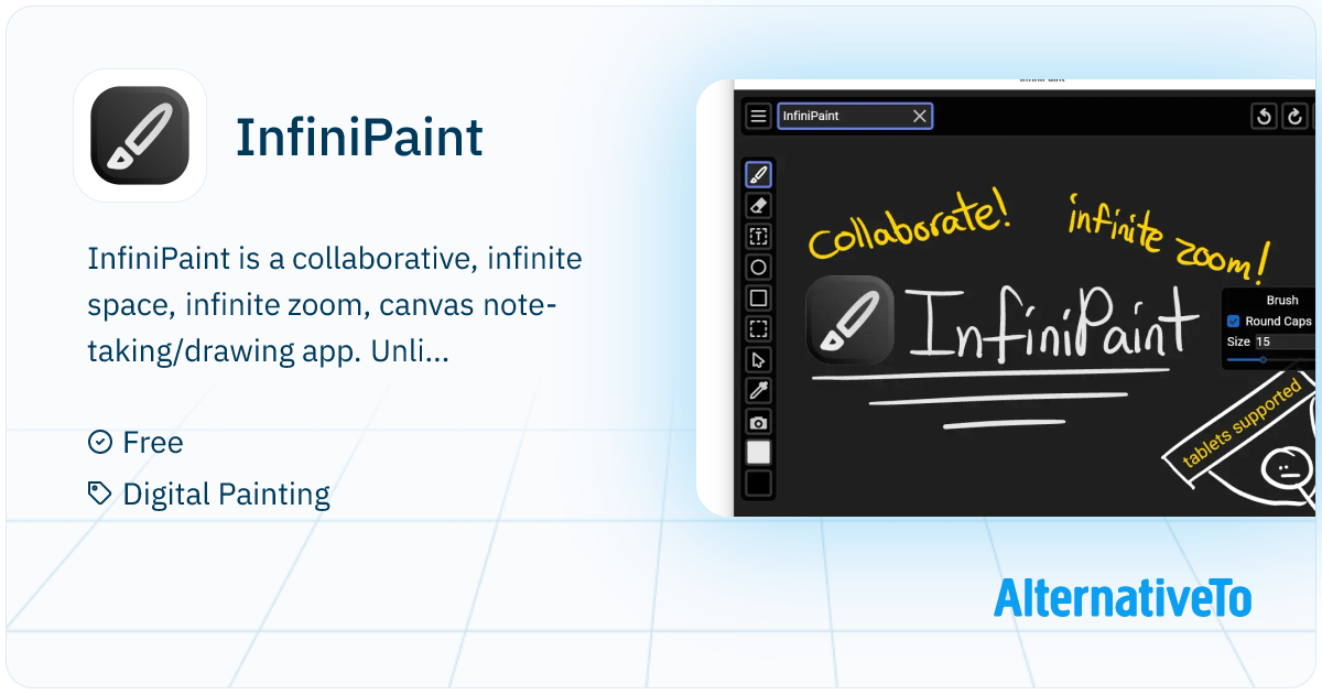 InfiniPaint: Infinite space, infinite zoom, collaborative canvas ...