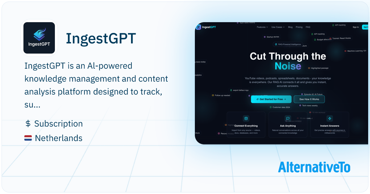 IngestGPT: AI-powered knowledge management and content analysis ...