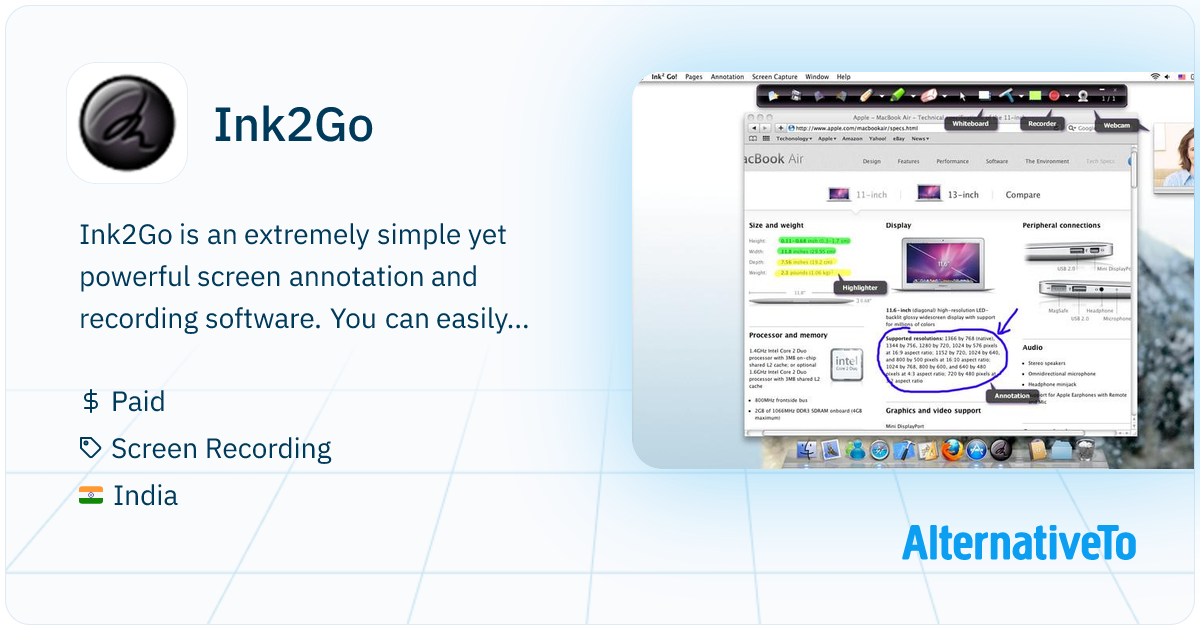 Ink2Go: Extremely simple yet powerful screen | AlternativeTo