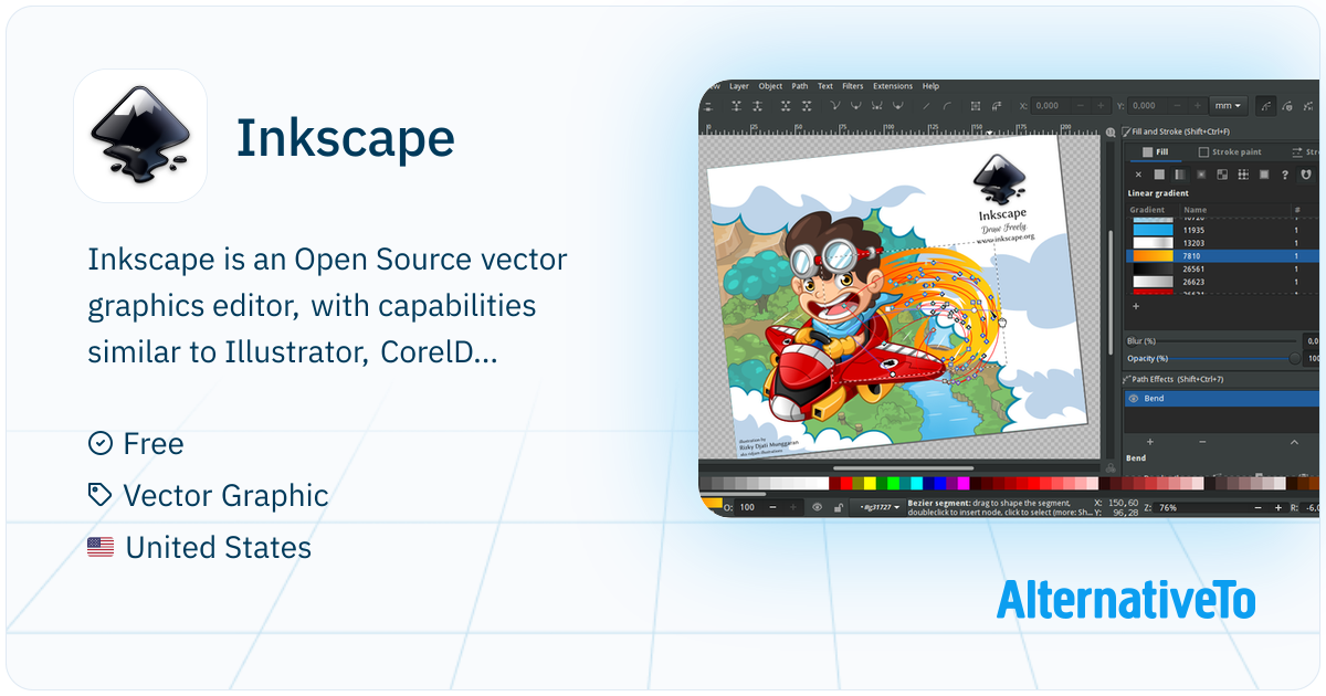 Inkscape: Open source vector graphics editor with SVG support ...