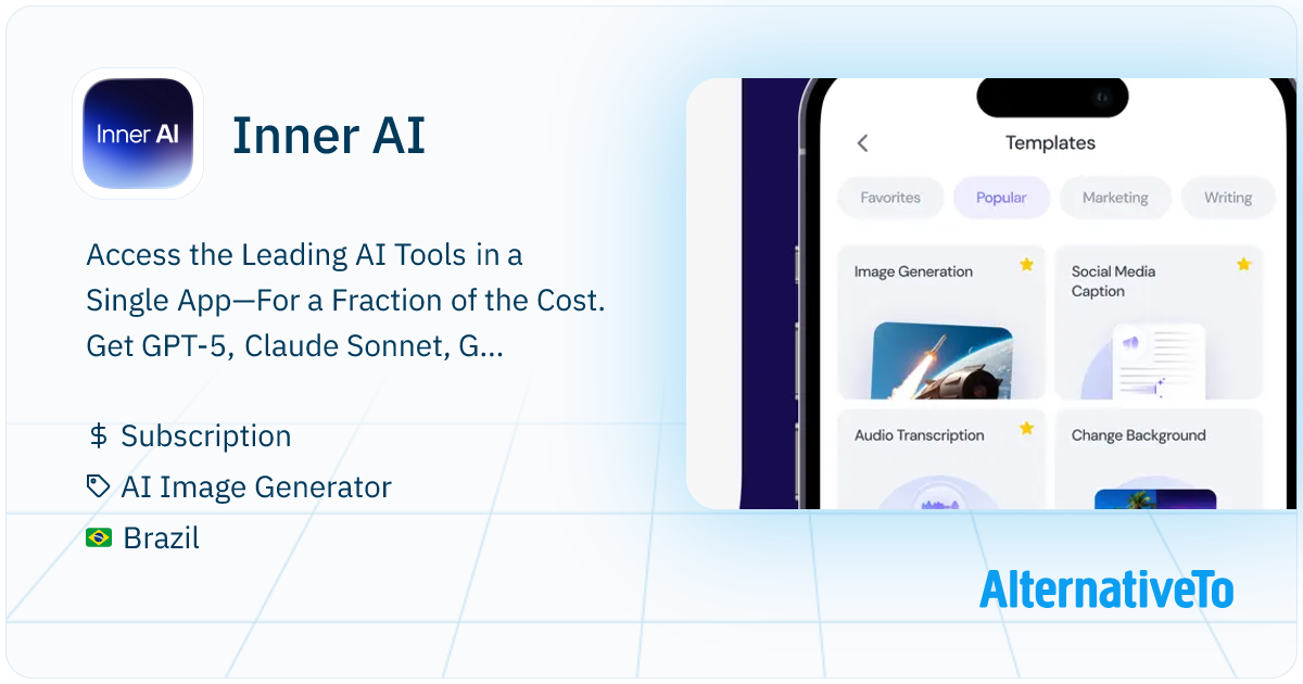 Inner AI: Not just another model aggregator. | AlternativeTo