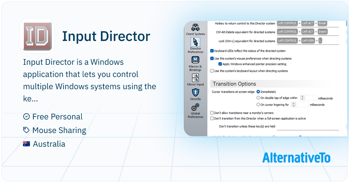 Input Director: Windows application that lets | AlternativeTo