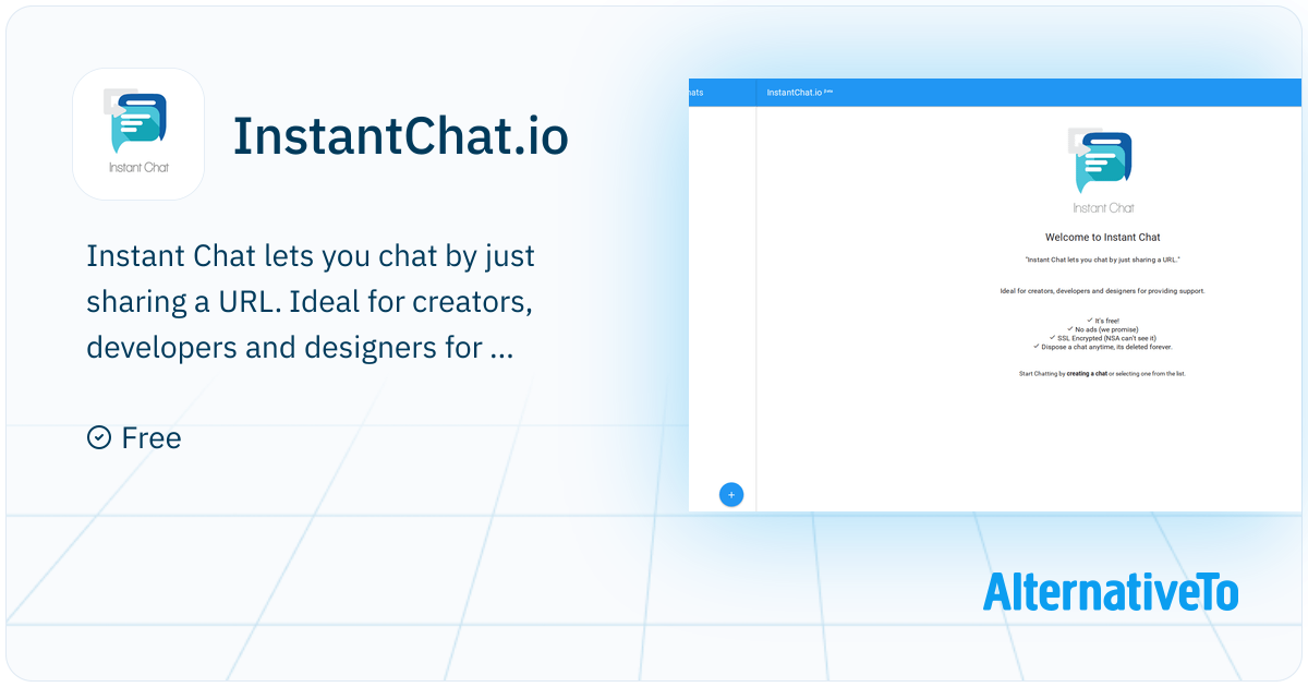 InstantChat.io: Instant Chat lets you chat by just sharing a URL ...