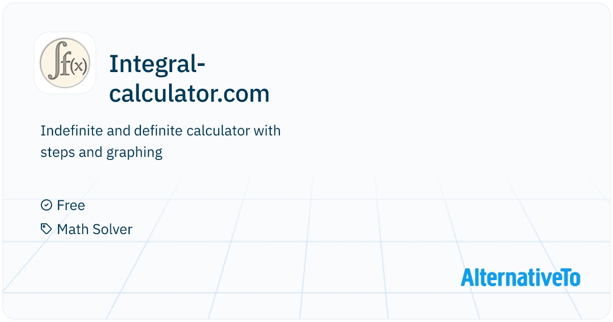 Integral-calculator.com: Indefinite and definite calculator with steps ...