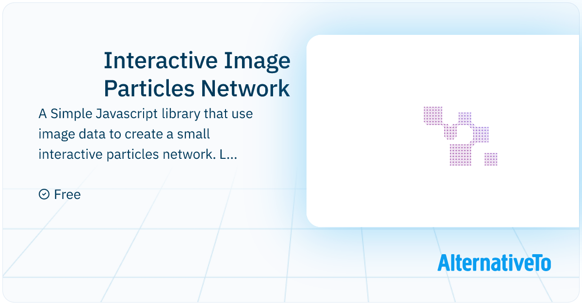 Interactive Image Particles Network: A Simple Javascript library that ...