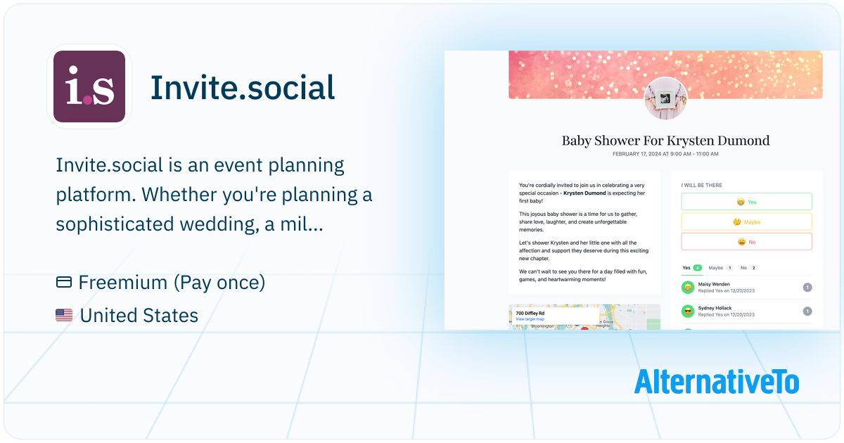 Invite.social: Free Classy Customizable Online Event RSVP & Invitation ...