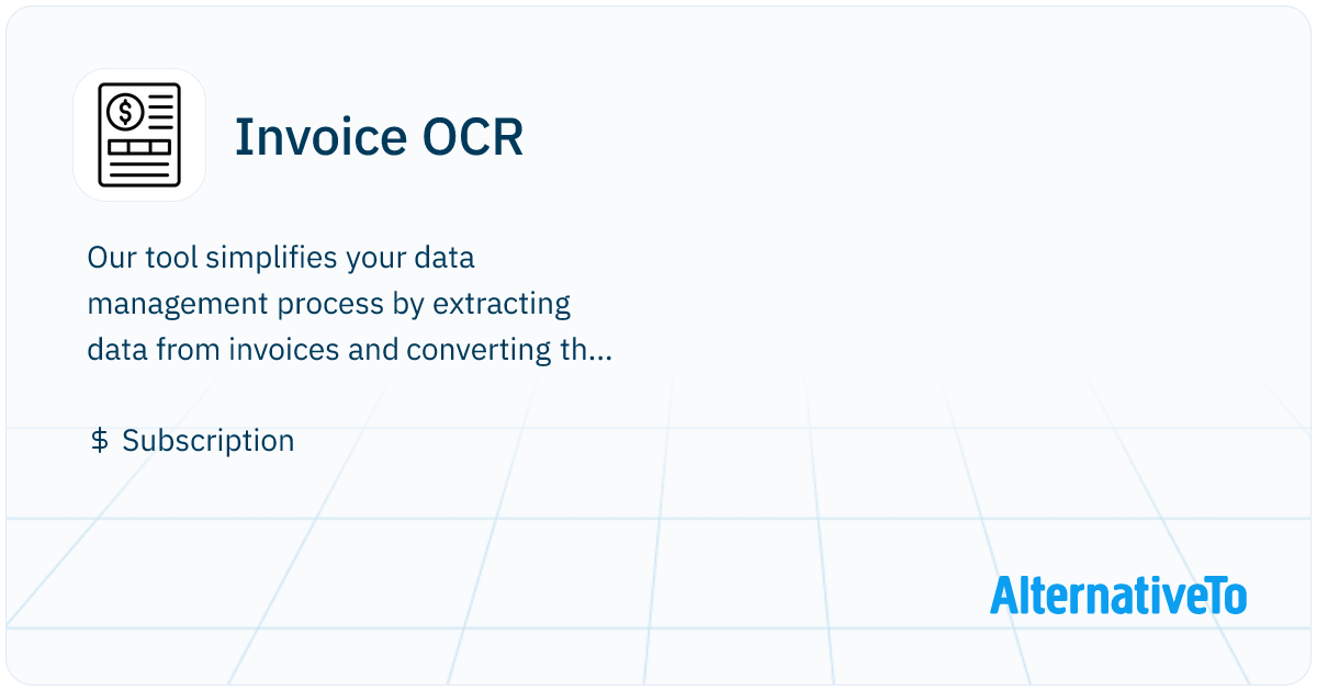 Invoice OCR: Extract data from invoices and convert it into CSV files ...