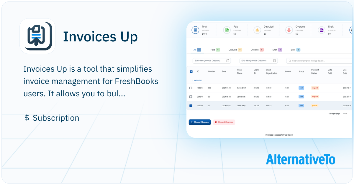 Invoices Up: Allows you to bulk upload and edit invoices in three easy ...