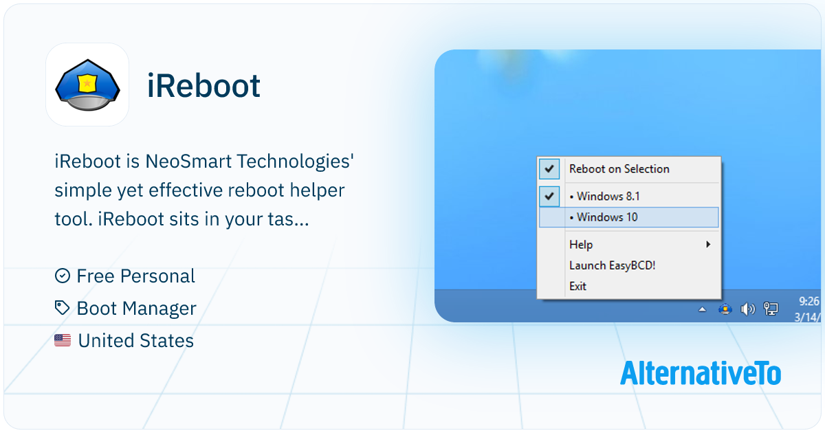 iReboot: Is NeoSmart Technologies' simple yet effective reboot helper ...