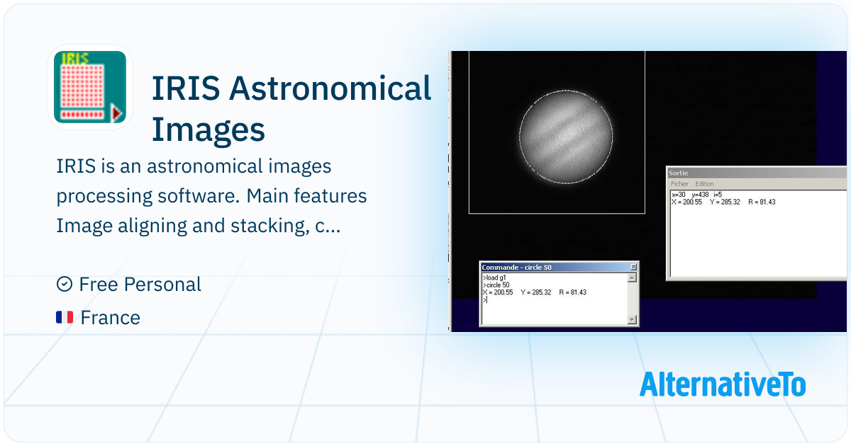 IRIS Astronomical Images: IRIS is an astronomical images processing ...