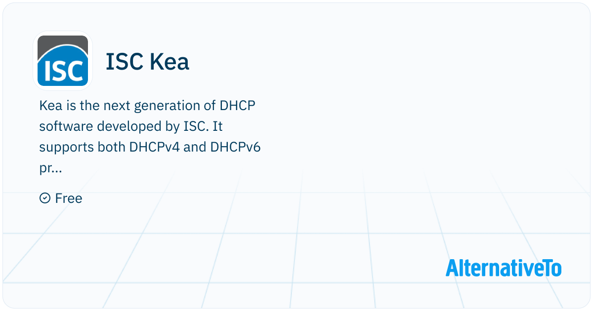 ISC Kea: Kea is the next generation of DHCP software developed by ISC ...