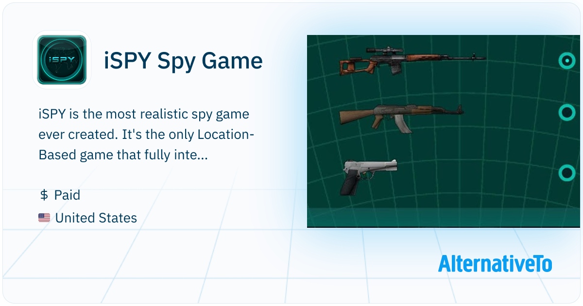 iSPY Spy Game: ISPY is the most realistic spy game ever created ...