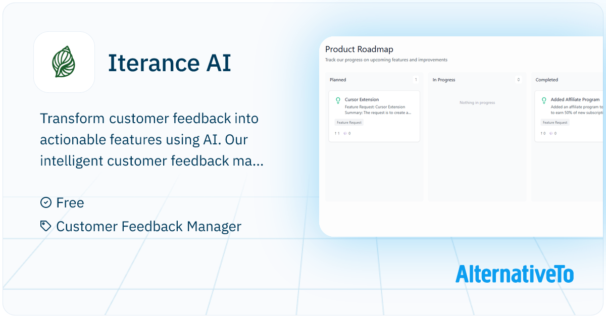 Iterance AI: Turn feedback into features with AI powered customer ...