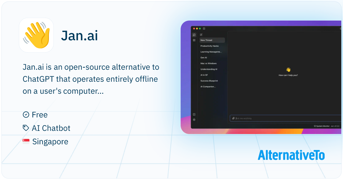 Jan.ai: Offline open-source AI chat supports local models and cloud ...