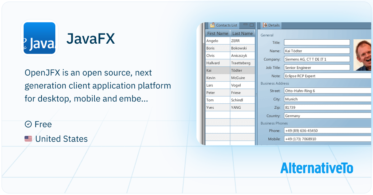 JavaFX: OpenJFX is an open source, next generation client | AlternativeTo
