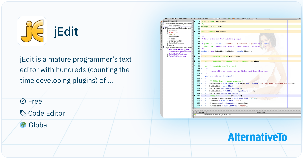 jEdit: Mature programmer's text editor with a large collection of ...