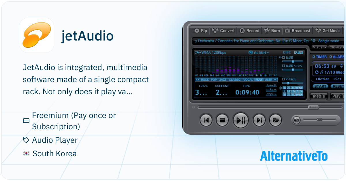 jetAudio: JetAudio is a music player with Wide/Reverb/X-Bass and 10 ...