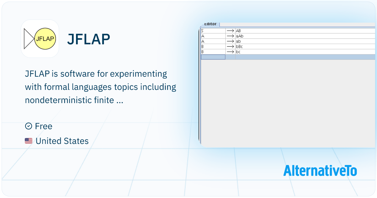 JFLAP: Is software for experimenting with formal | AlternativeTo