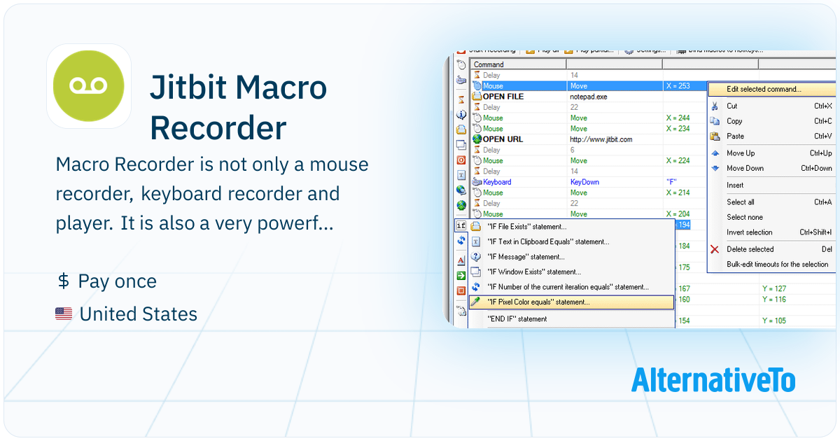 Jitbit Macro Recorder: Macro Recorder is not only a mouse recorder ...