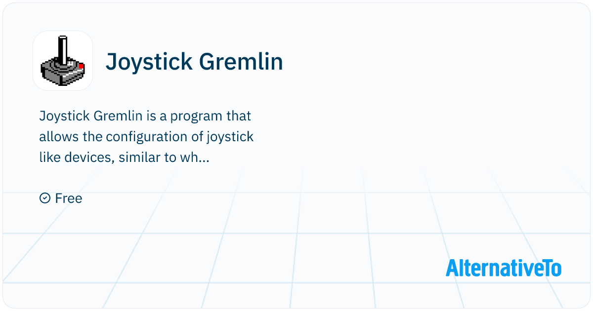 Joystick Gremlin: A tool for configuring and managing joystick devices ...