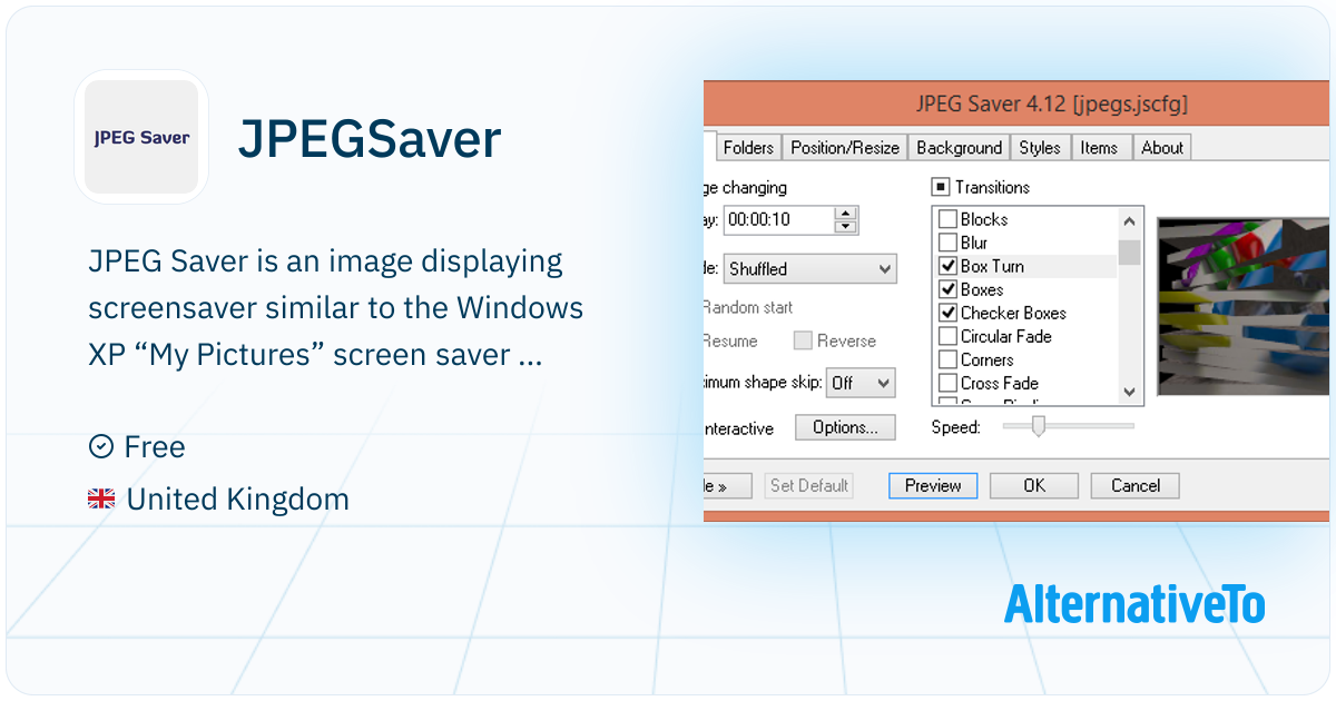 JPEGSaver: JPEG Saver is an image displaying screensaver | AlternativeTo