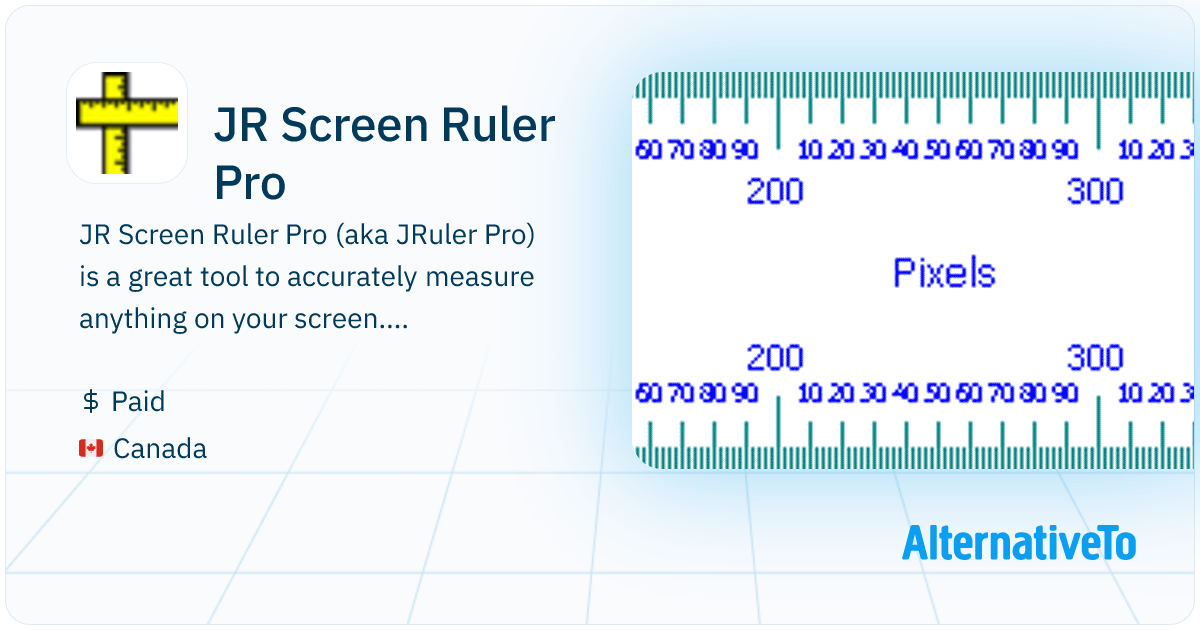 JR Screen Ruler Pro: (aka JRuler Pro) is a great | AlternativeTo