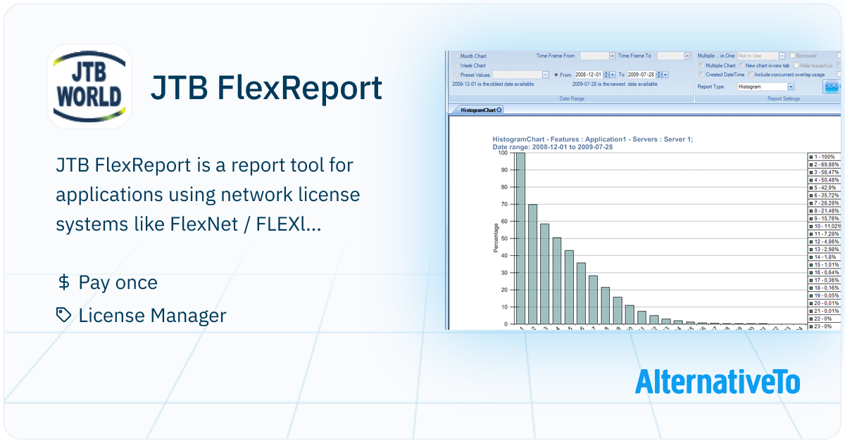 JTB FlexReport: Report tool for applications | AlternativeTo