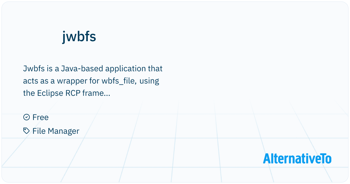 jwbfs: Java file manager for converting ISO and WBFS formats ...