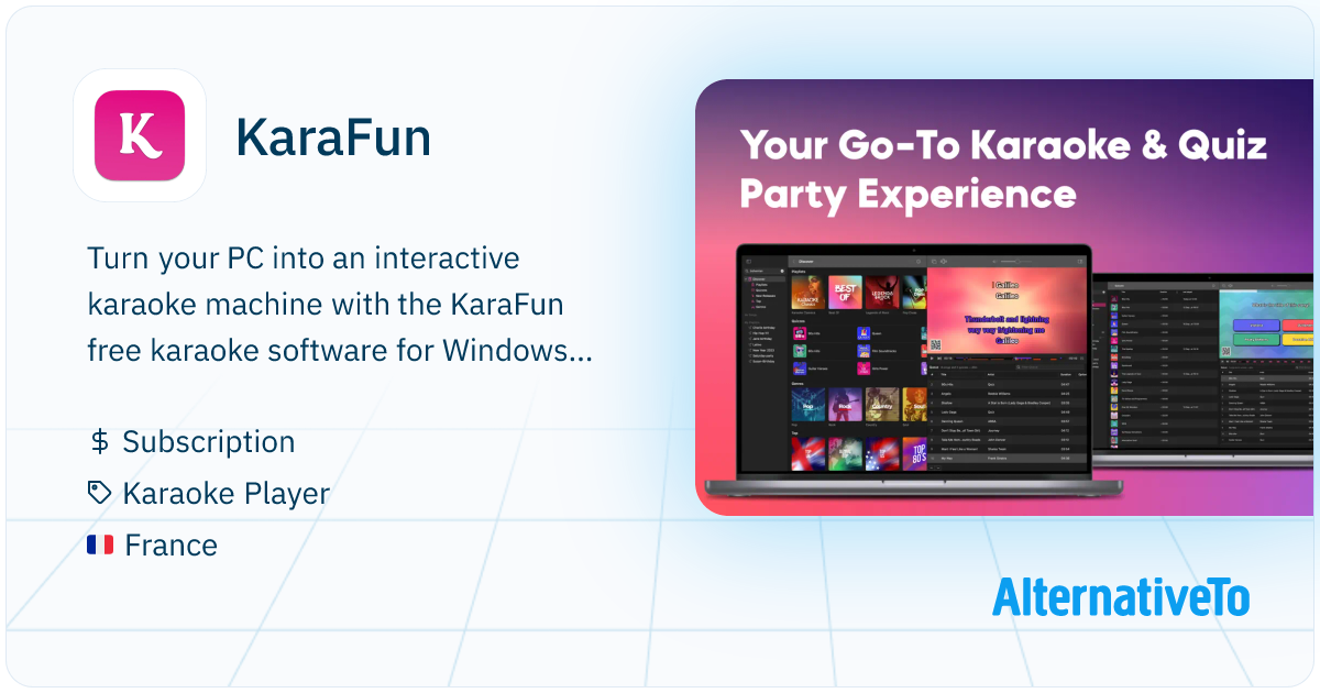 KaraFun: Interactive karaoke software for Windows with custom song ...