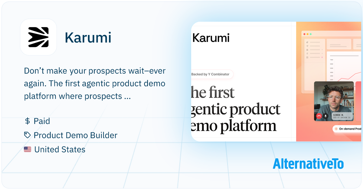 Karumi: Instant personalized demos in video calls with CRM sync ...