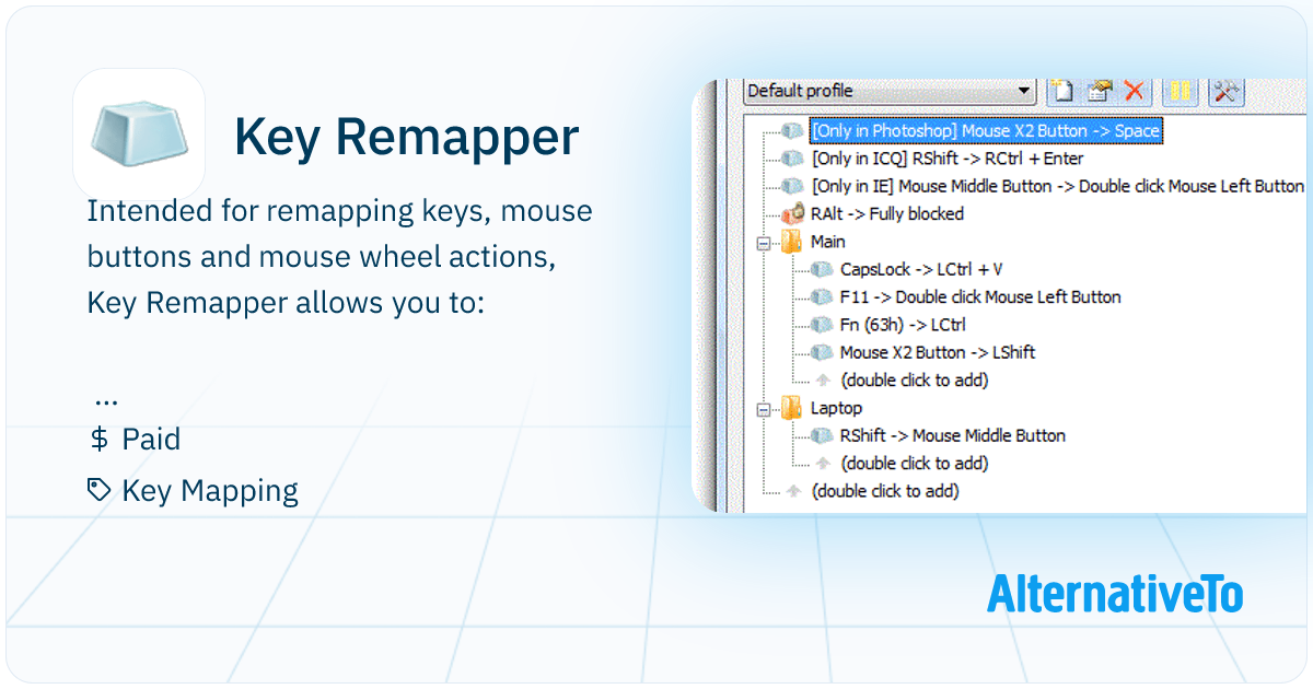 Key Remapper: Intended for remapping keys, mouse buttons and ...