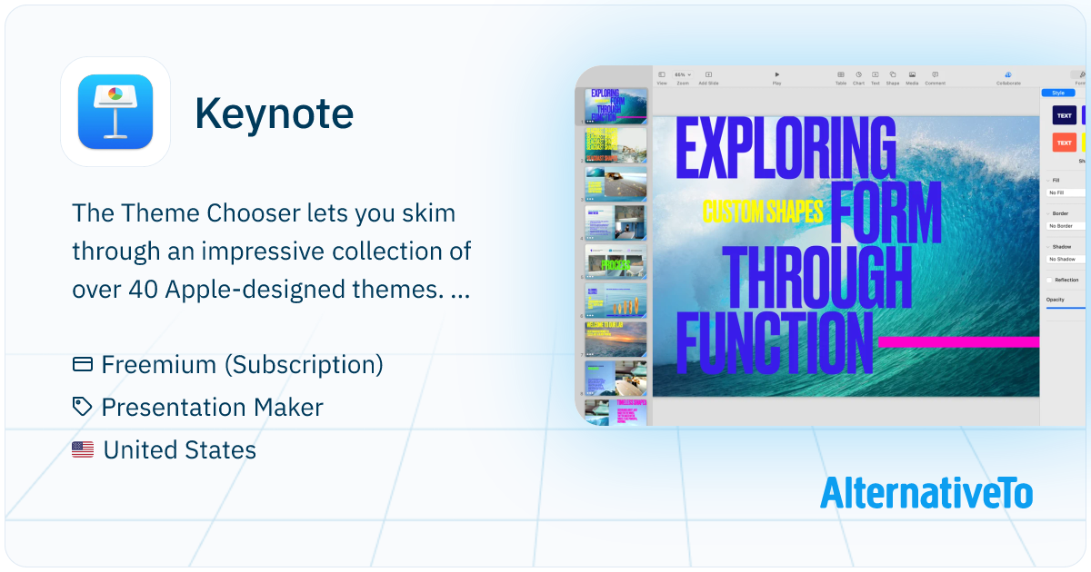 Keynote: Easily create gorgeous presentations with Keynote, featuring ...