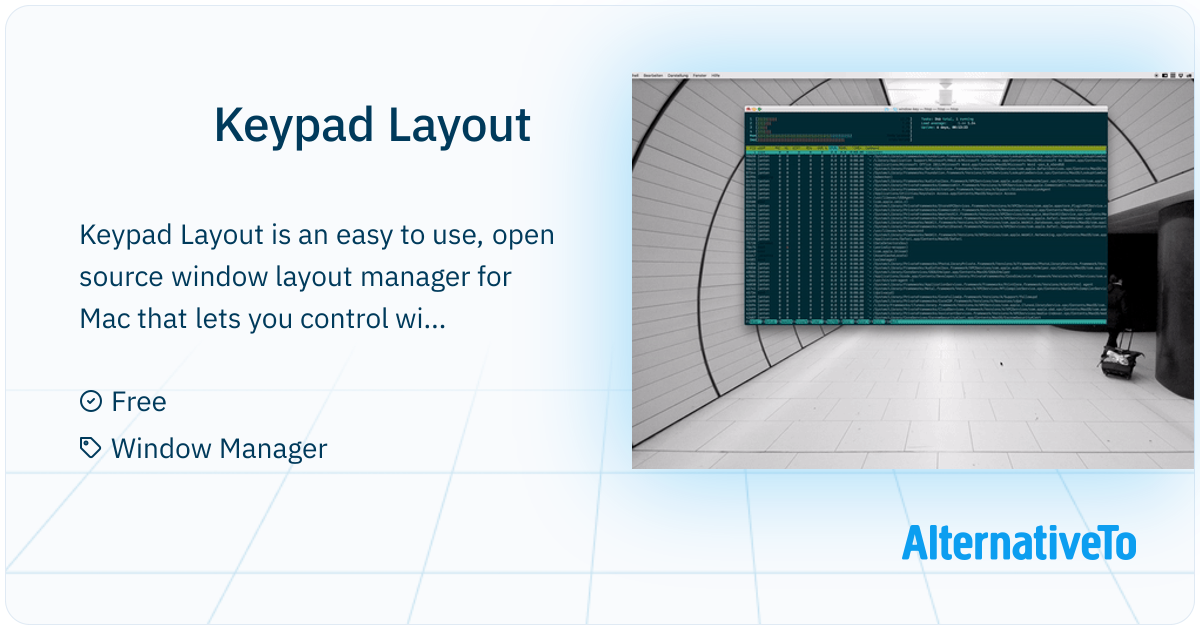 Keypad Layout: Window layout manager for Mac | AlternativeTo