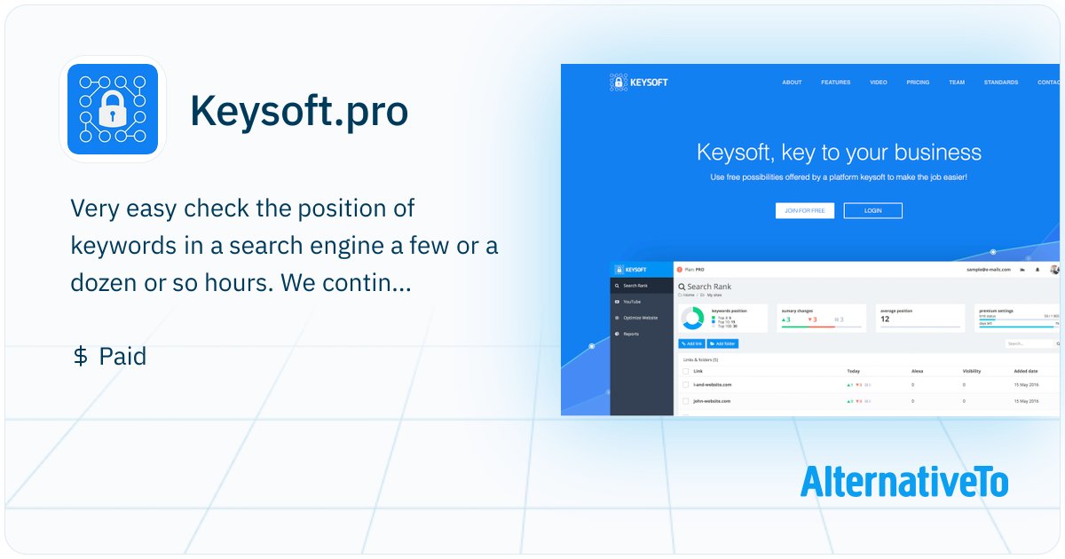 Keysoft.pro: Very easy check the position of keywords in a search ...
