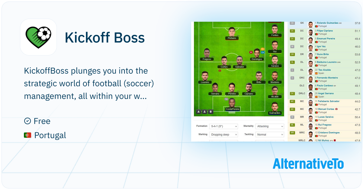 Kickoff Boss: Free browser based football manager online game in which ...