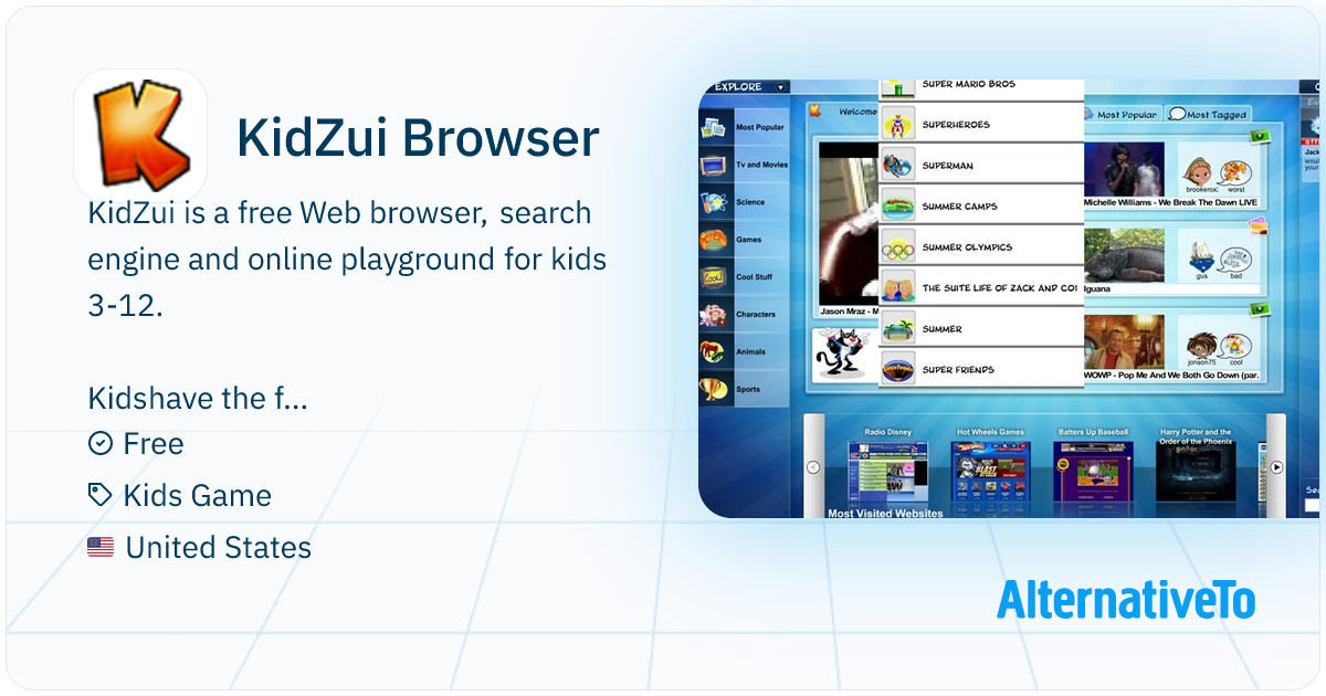 KidZui Browser: KidZui is a free Web browser, search engine and ...