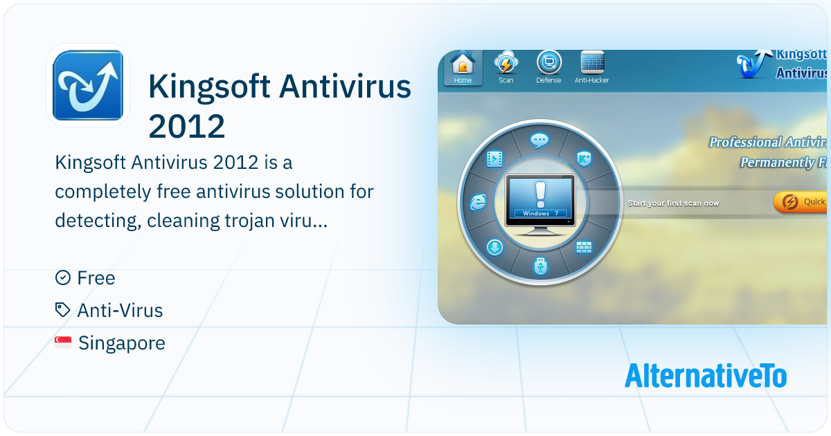Kingsoft Antivirus 2012: Completely free | AlternativeTo