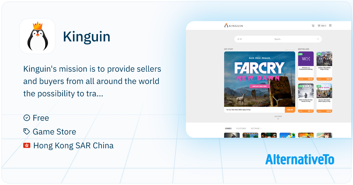 Kinguin: Marketplace to buy/sell game keys for a myriad of platforms ...