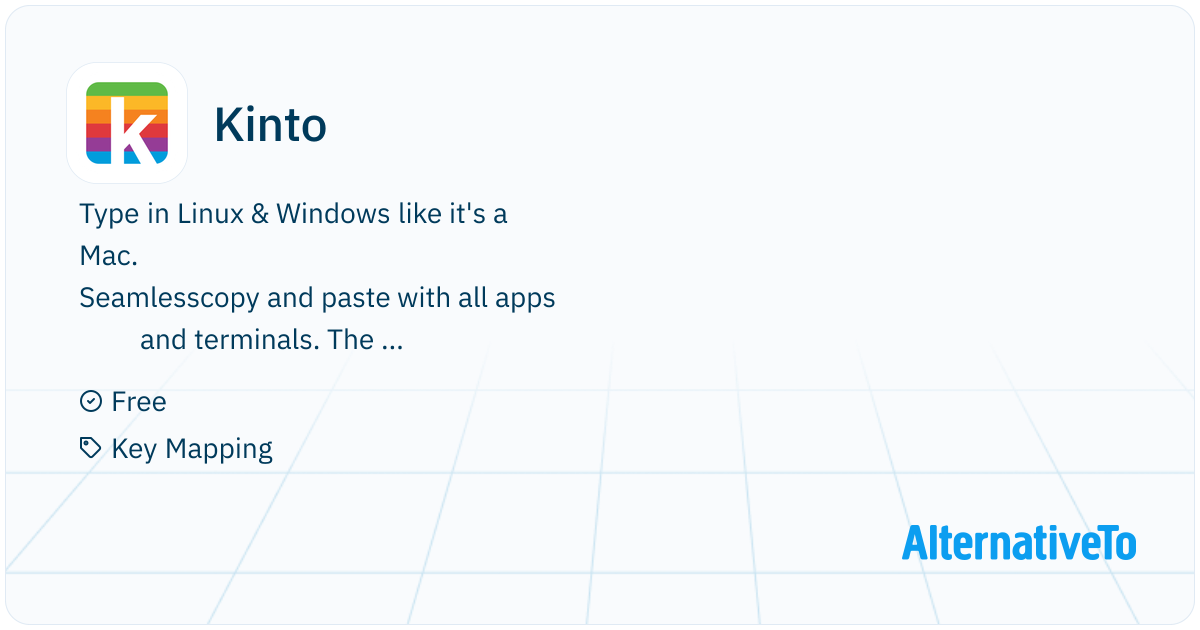 Kinto: A better Linux & Windows keyboard layout for professional mac ...