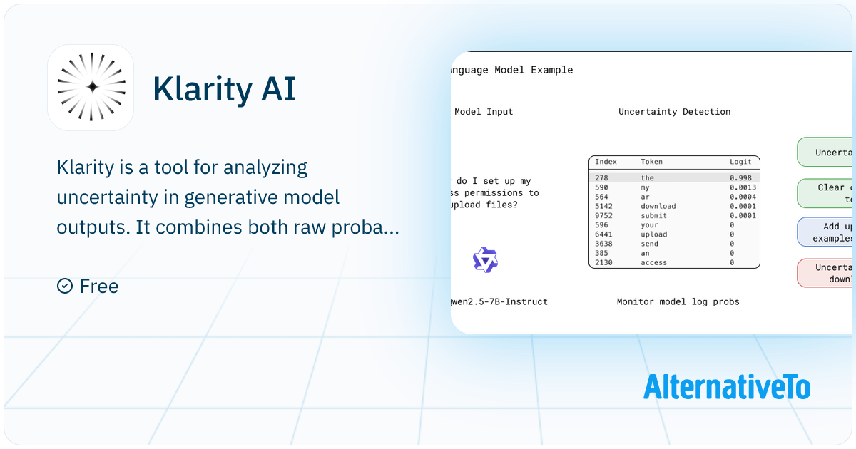 Klarity AI: See through your models | AlternativeTo