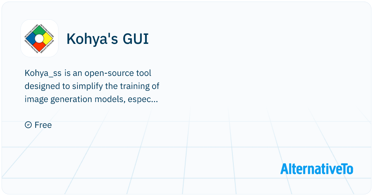 Kohya's GUI: Tool designed for training image generation models ...