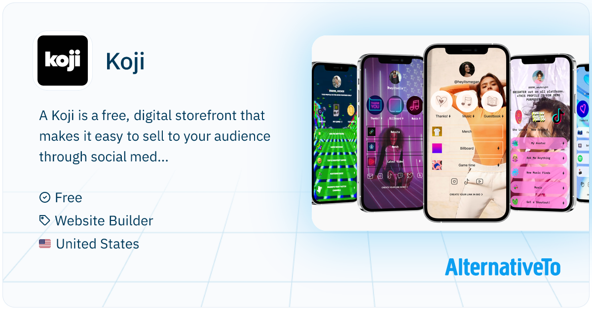 Koji: Popular Link in Bio platform and a leading app store for social ...