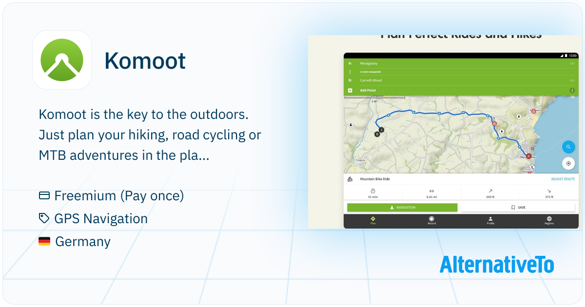 Komoot: Find the best hiking trails and routes, see maps and take them ...