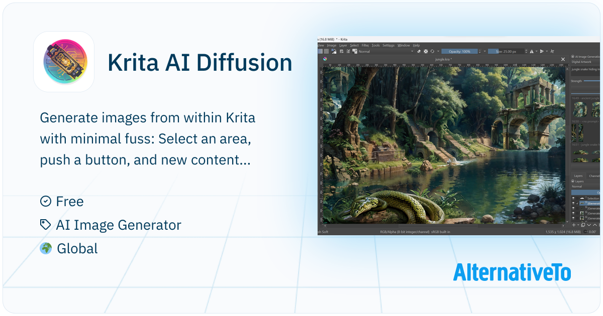 Krita AI Diffusion: Streamlined interface for generating images with AI ...