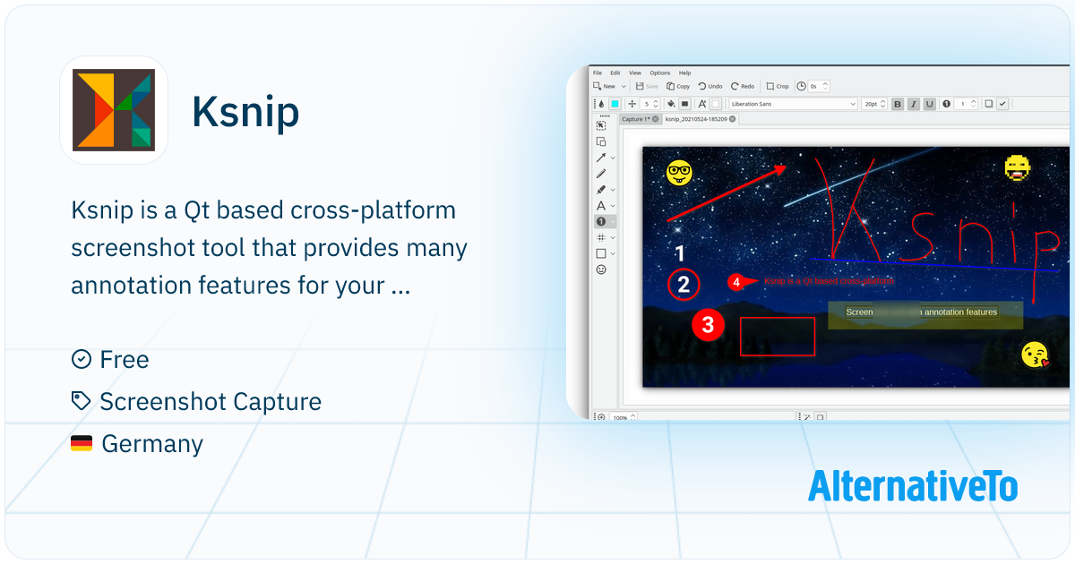 Ksnip: Qt based cross-platform screenshot tool that provides many ...