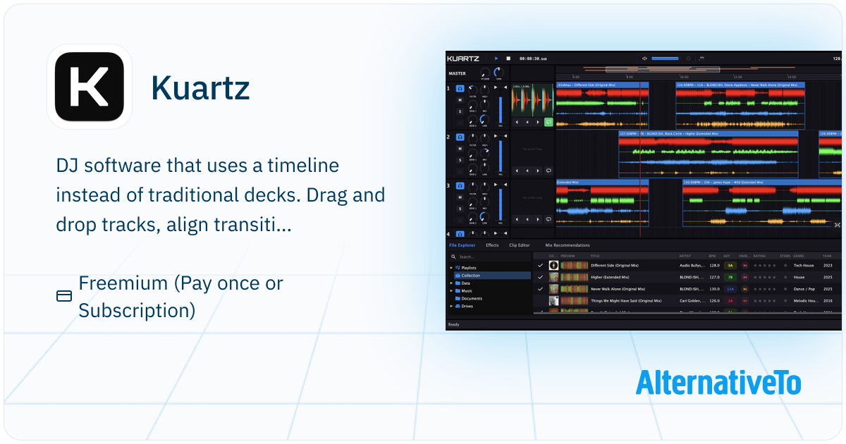 Kuartz: Live DJing with full creative control | AlternativeTo