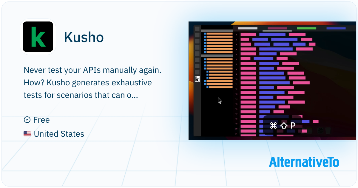 Kusho: Never test your APIs manually again | AlternativeTo