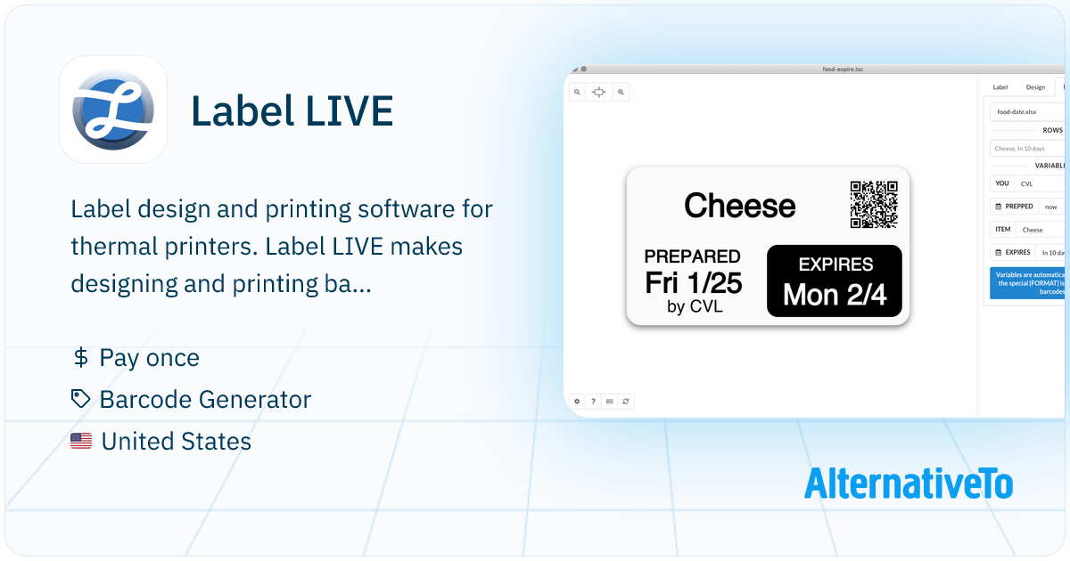 Label LIVE: Easily design and print labels on Mac and Windows ...