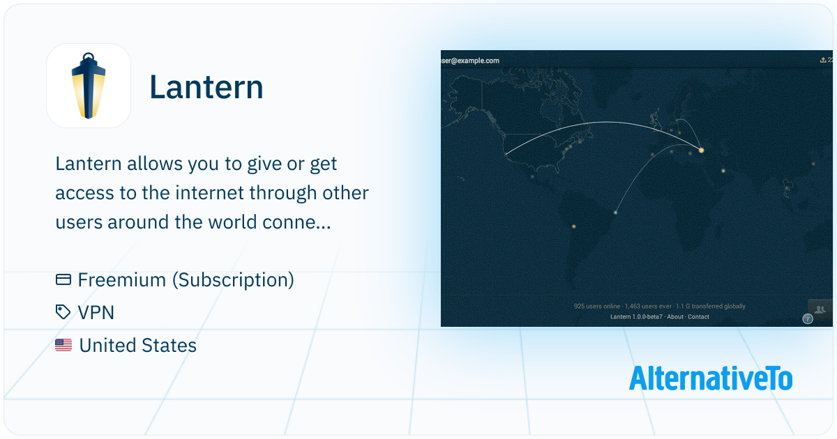Lantern: Fast, reliable, and secure access to the open internet ...