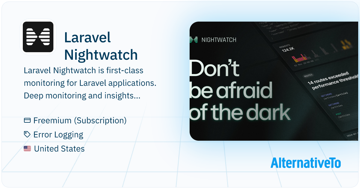Laravel Nightwatch: Advanced Laravel monitoring with logs, event ...